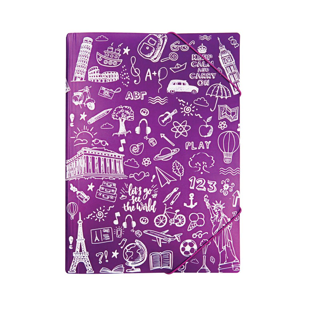 Ντοσιέ λάστιχο Doodle 25×35 - Typotrust