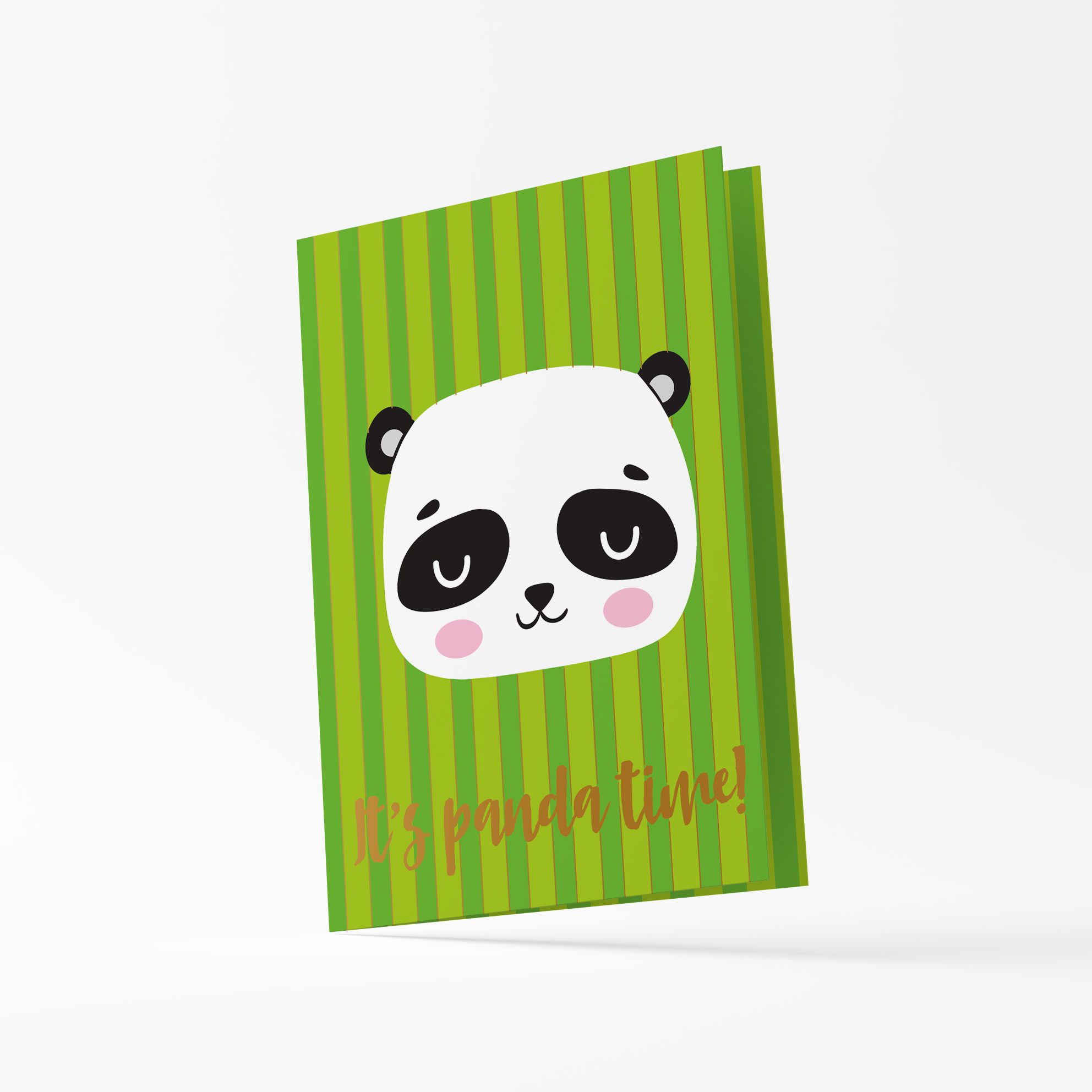 ΚΑΡΤΑ ΕΥΧΩΝ “IT’S PANDA TIME” ORIGAMI - Typotrust